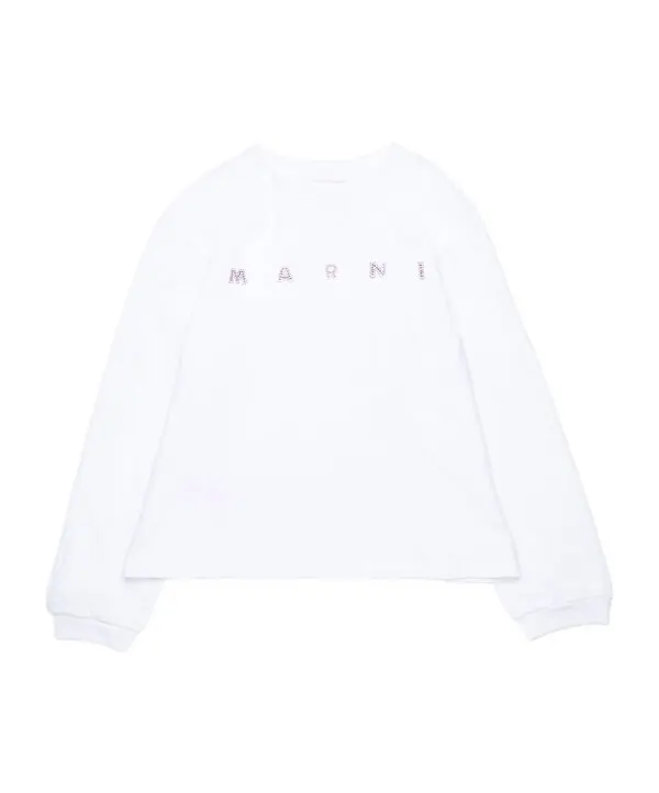 Marni Crew-neck Sweatshirt With Logo