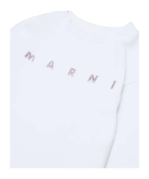 Marni Crew-neck Sweatshirt With Logo