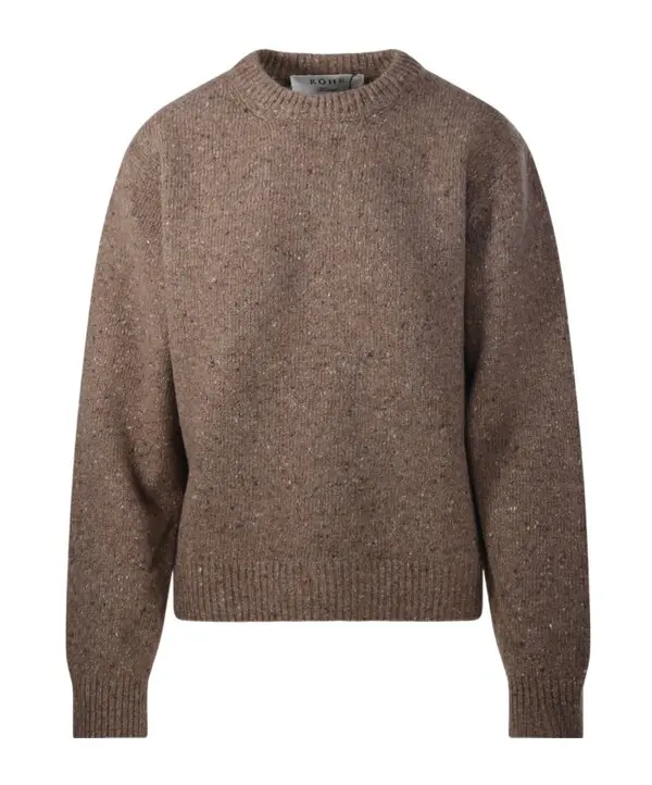 RÓHE Fitted Mouline Crewneck Sweater