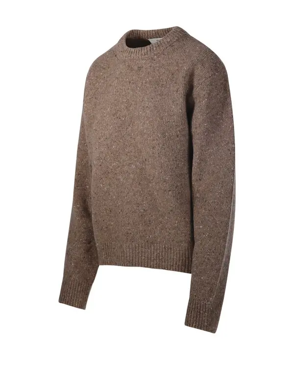 RÓHE Fitted Mouline Crewneck Sweater