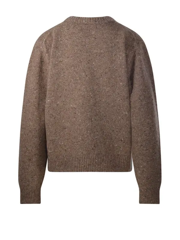 RÓHE Fitted Mouline Crewneck Sweater