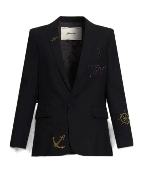 Zadig&Voltaire Long-sleeved Suit Jacket