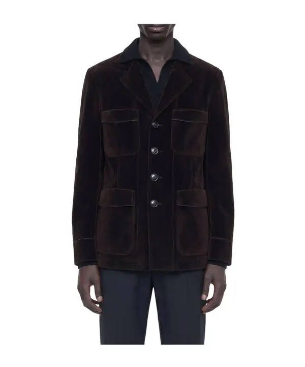 TOM FORD Regular Casual Jacket - Black