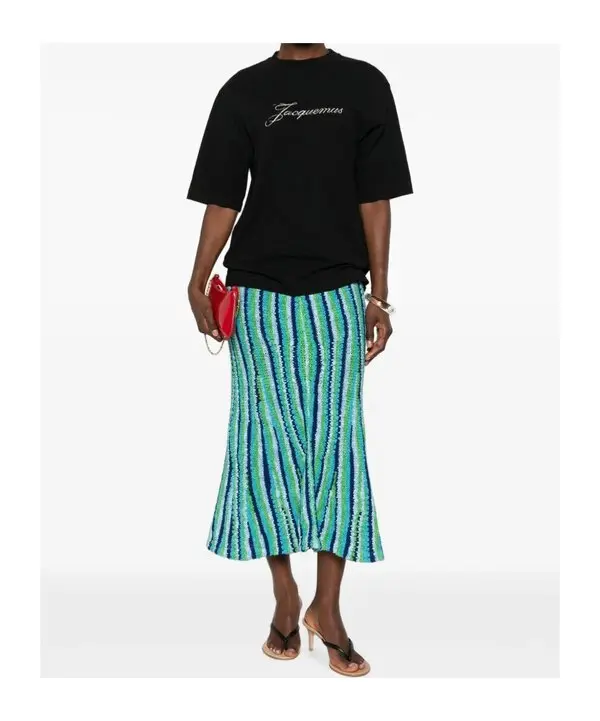Jacquemus Logo Printed Crewneck T-shirt