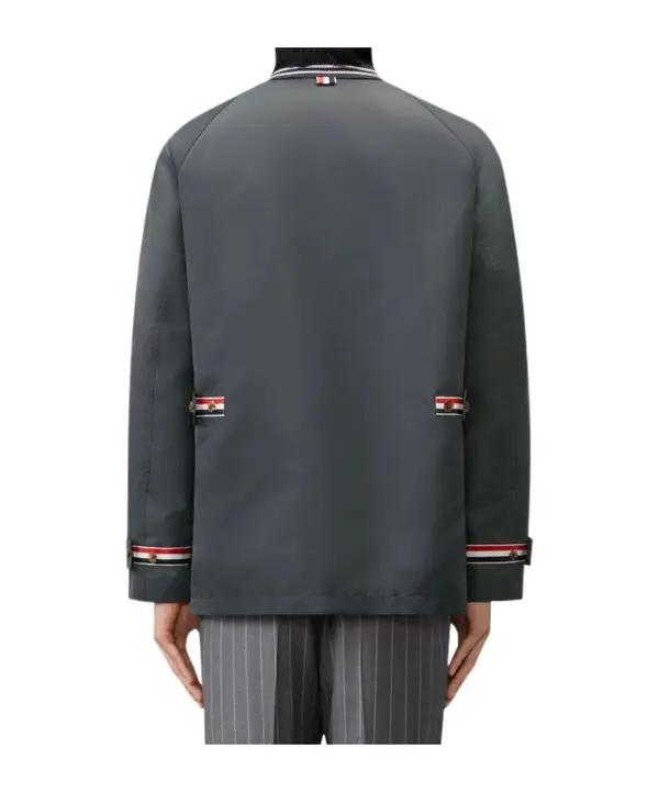Thom Browne Pinstripe-panelled Field Jacket