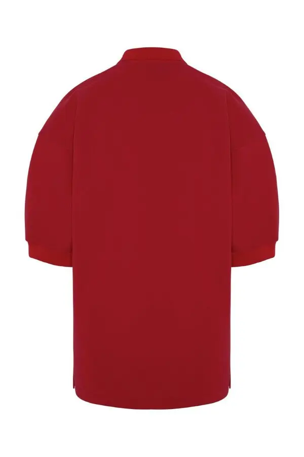 WILLY CHAVARRIA Oversized Logo Polo Shirt