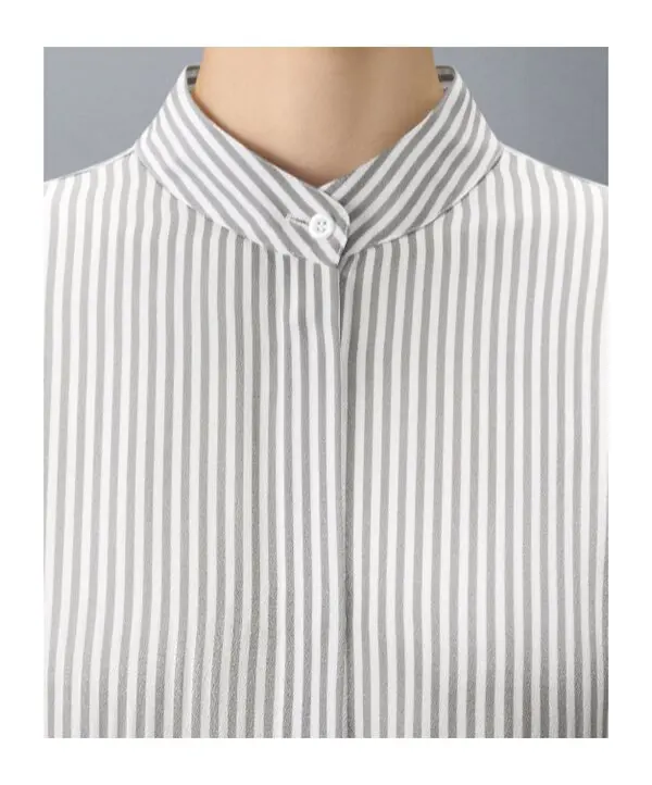 Thom Browne Striped Silk-satin Shirt