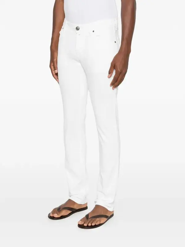 Jacob Cohen Logo-patch Five-pocket Jeans