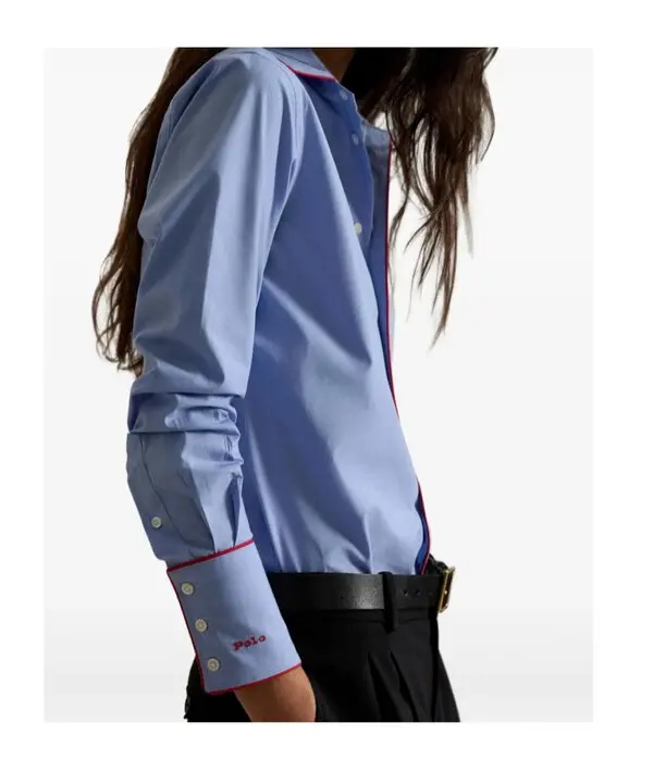 Polo Ralph Lauren Contrast-piping Stretch Shirt