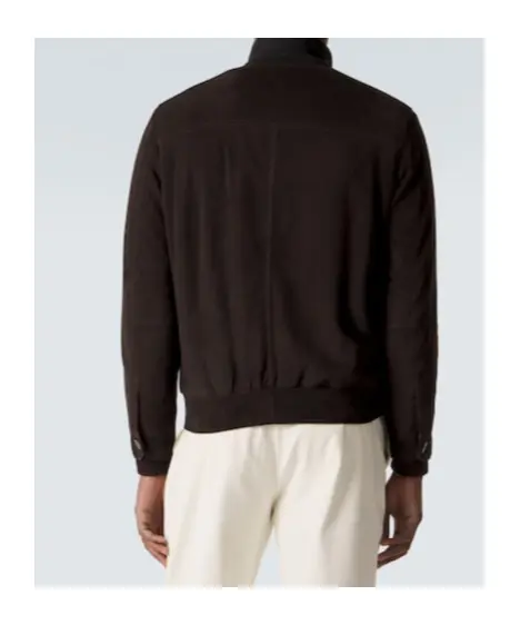 Brioni Suede Bomber Jacket