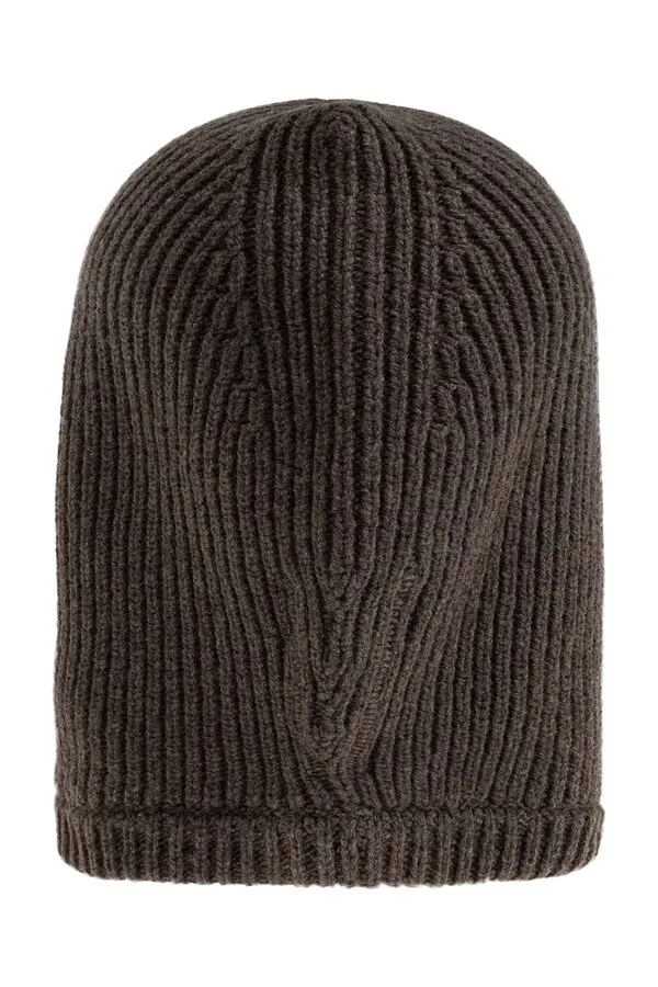 Rick Owens Ribbed Knit Balaclava