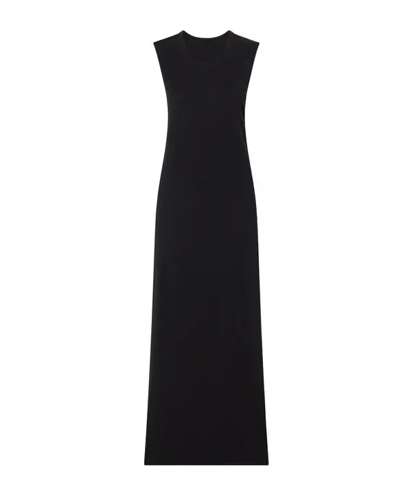 THE ROW Oiva Silk Maxi Dress - Black