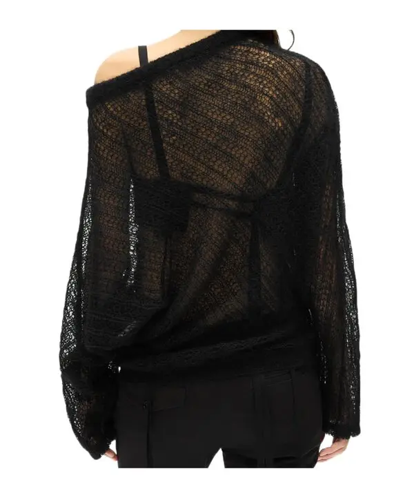 ANN DEMEULEMEESTER Christabel Bias Cut Sweater