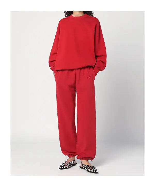 ANINE BING Logo Embroidered Sweatpants