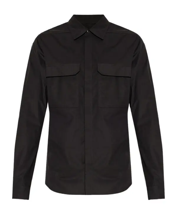 Rick Owens Long-sleeved Shirt - Black
