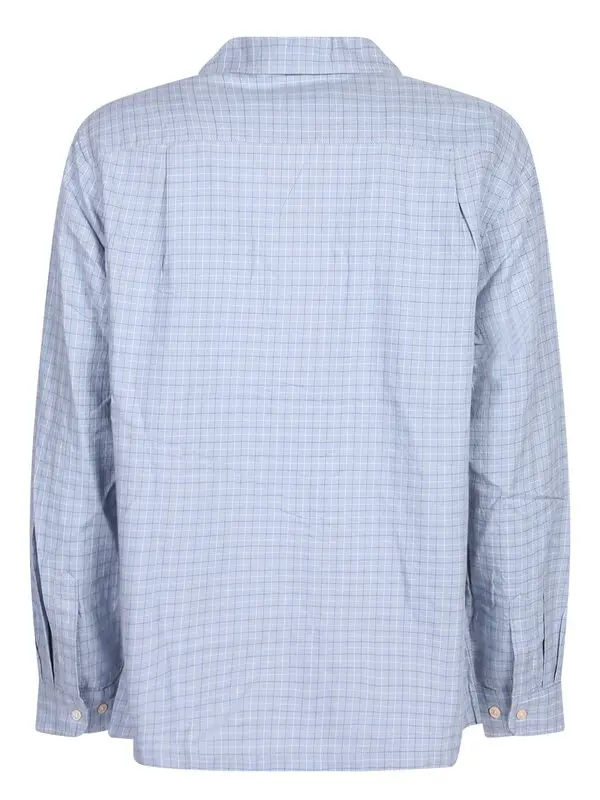 SUNFLOWER Straight-hem Checked Shirt