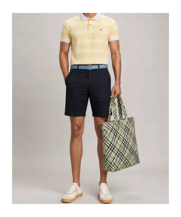 VIVIENNE WESTWOOD Checked Knit Polo Shirt