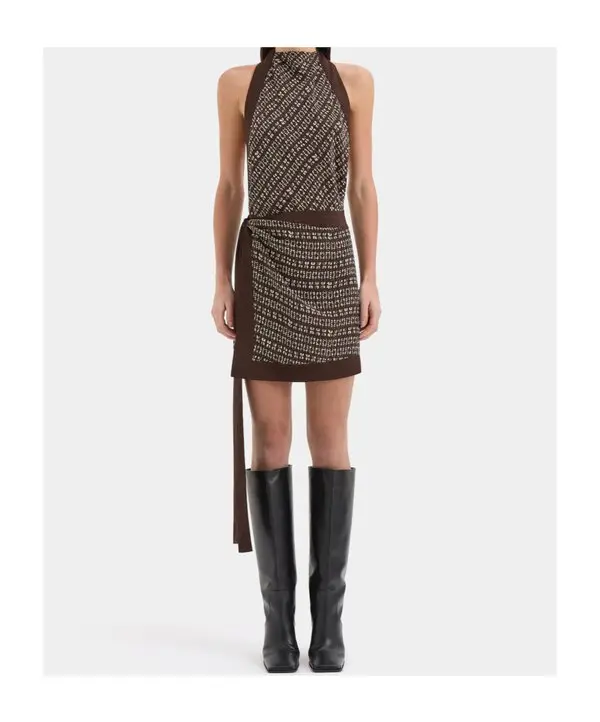 SIR. Astrid Open Back Mini Dress