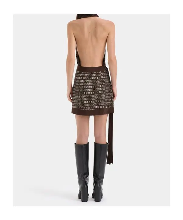 SIR. Astrid Open Back Mini Dress
