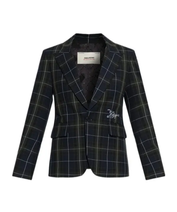 Zadig&Voltaire Long-sleeved Suit Jacket - Navy Blue