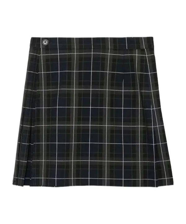 Zadig&Voltaire Jumi Tartan-print Pleated Skirt - Encre