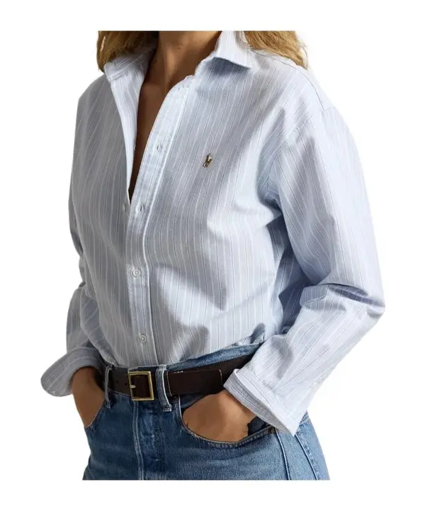 Polo Ralph Lauren Striped Embroidered Logo Shirt