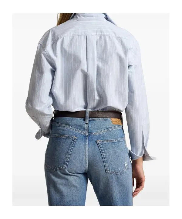 Polo Ralph Lauren Striped Embroidered Logo Shirt
