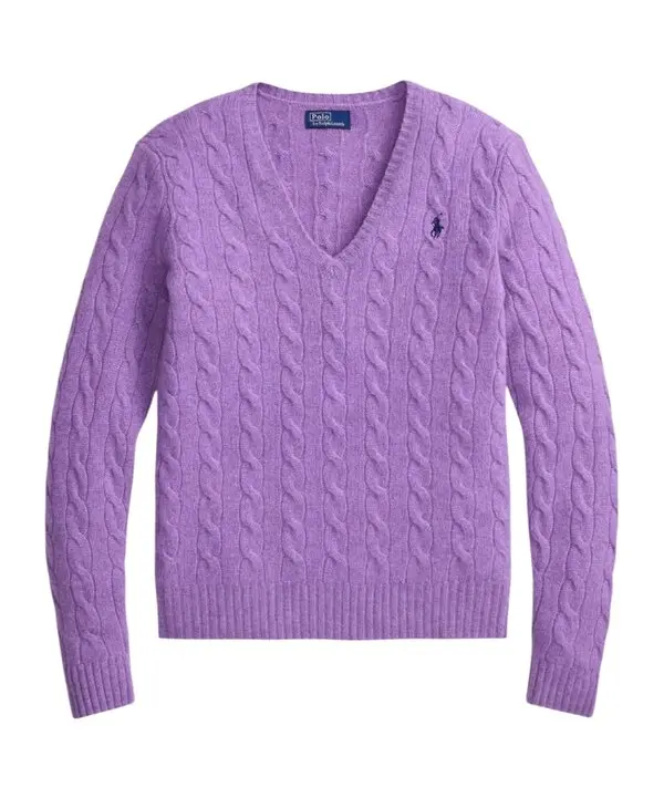 Polo Ralph Lauren Long-sleeved Sweater - Purple