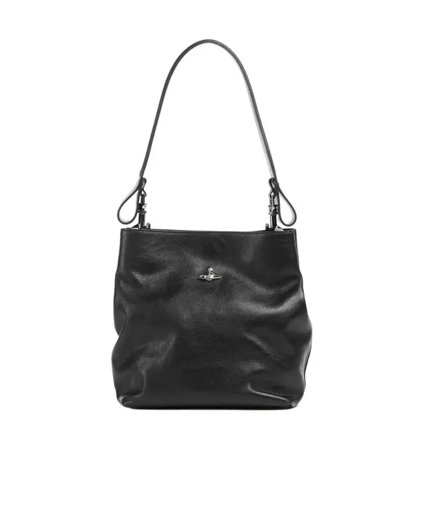 VIVIENNE WESTWOOD Lottie Small Shoulder Bag - Black