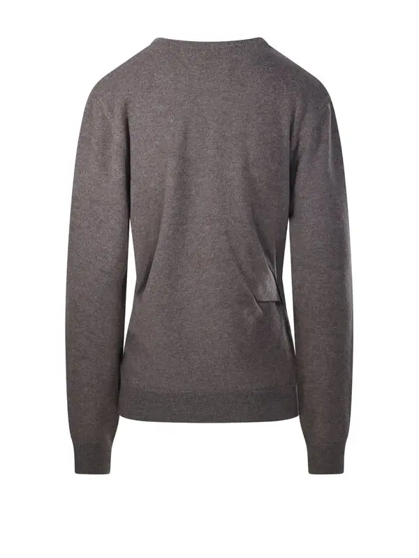 RÓHE Twisted Ballet Wool Cardigan