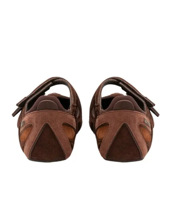 Attico Logo Printed Ballet Flats