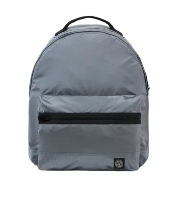 Stone Island Backpack With Front Pocket And Adjustable Padded Straps