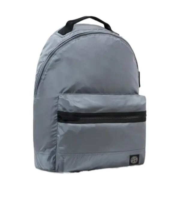 Stone Island Backpack With Front Pocket And Adjustable Padded Straps