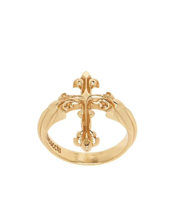 Emanuele Bicocchi Avelli Cross Ring - Gold