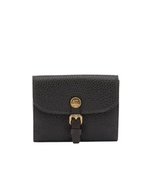 Etro Pony Buckle Wallet - Black