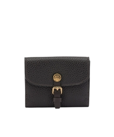Etro Pony Buckle Wallet - Black