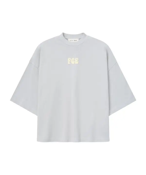 Fear Of God Heavy Jersey Merch Tee Boxy Fit - Washedovercast