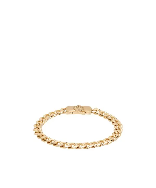 Emanuele Bicocchi Engraved Logo Chain Bracelet
