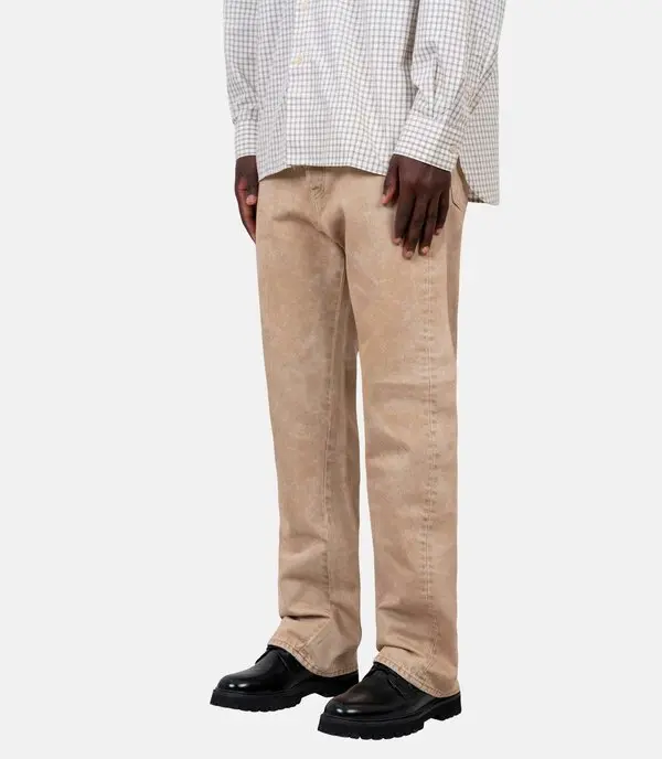 SUNFLOWER Logo Patch Straight-leg Jeans