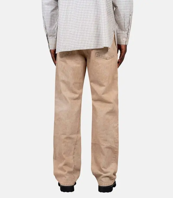 SUNFLOWER Logo Patch Straight-leg Jeans