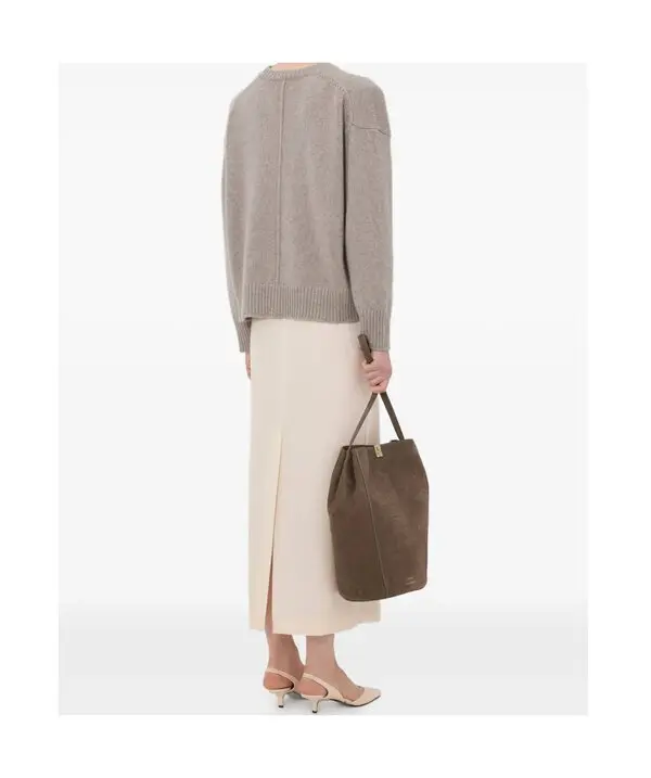 LOULOU STUDIO Pia Drop-shoulder Sweater - Stone
