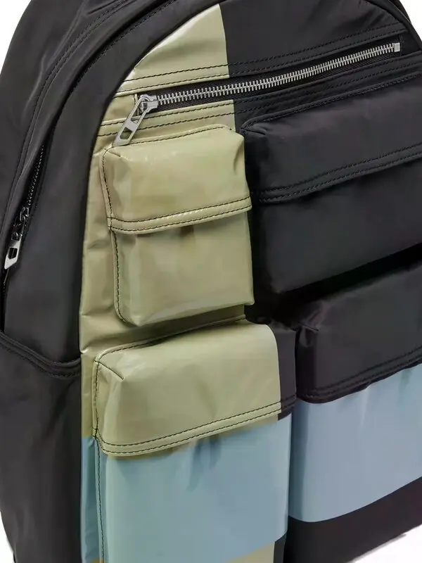 DIESEL® Multi-pkts Colour-blocked Multi-pocket Backpack