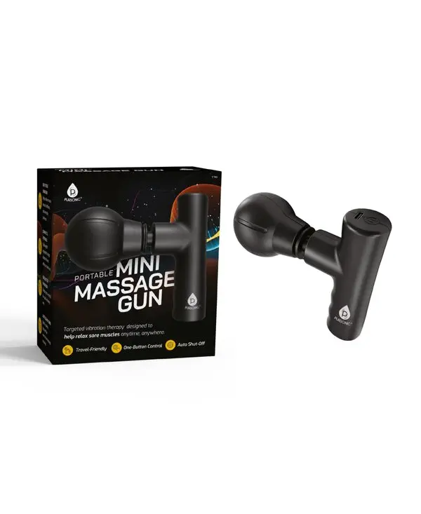 PURSONIC Portable Mini Massage Gun - Black