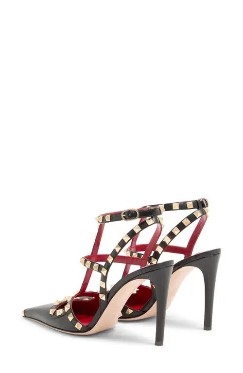 Valentino Garavani Rockstud Ankle Strap Pump