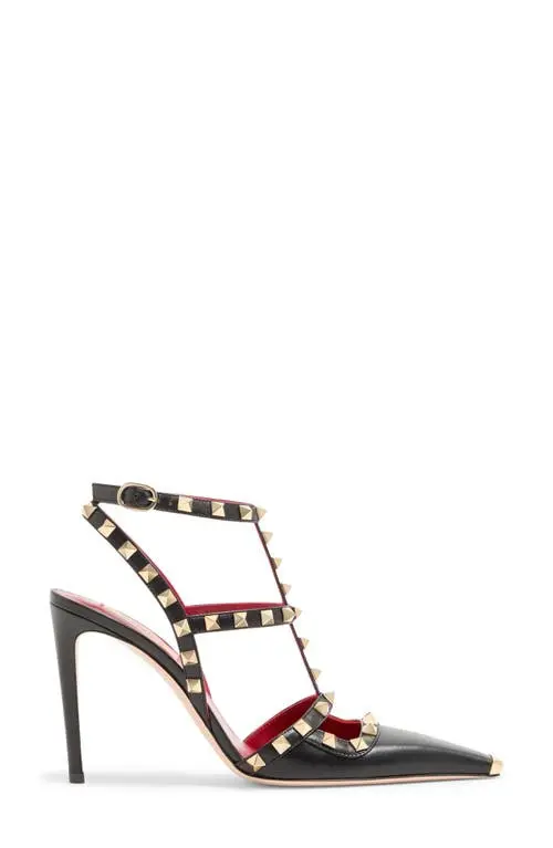 Valentino Garavani Rockstud Ankle Strap Pump