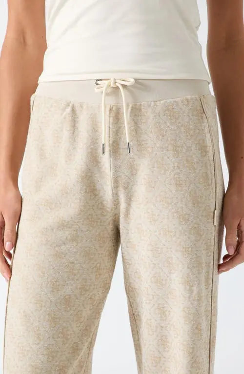 Guess 4g Logo Jacquard Drawstring Pants
