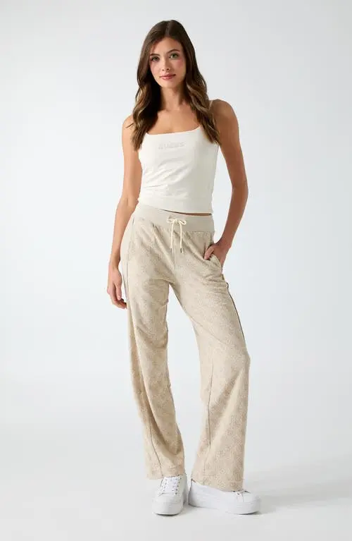 Guess 4g Logo Jacquard Drawstring Pants