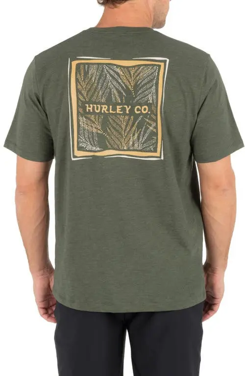 Hurley Journey Slub Graphic T-shirt - Charcoal Fern