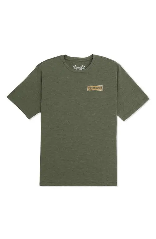 Hurley Journey Slub Graphic T-shirt - Charcoal Fern