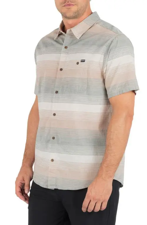 Hurley Lido Stripe Short Sleeve Button-up Shirt